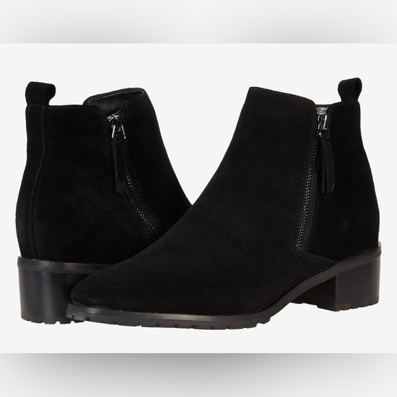Blondo | Shoes | Nwt Blondo Samara Black Suede Ankle Booties Waterproof ...